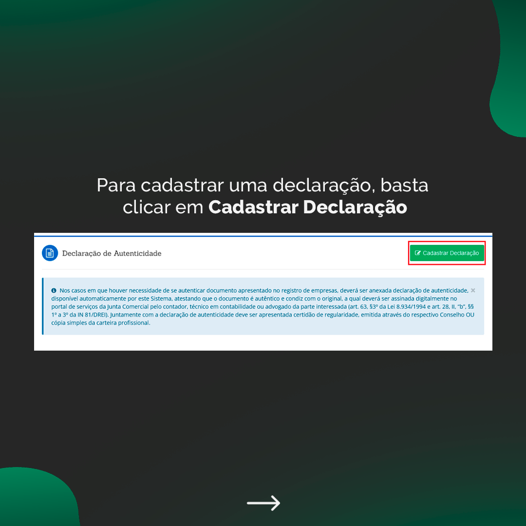 Jucec disponibiliza nova Declaração de Autenticidade - Junta Comercial ...