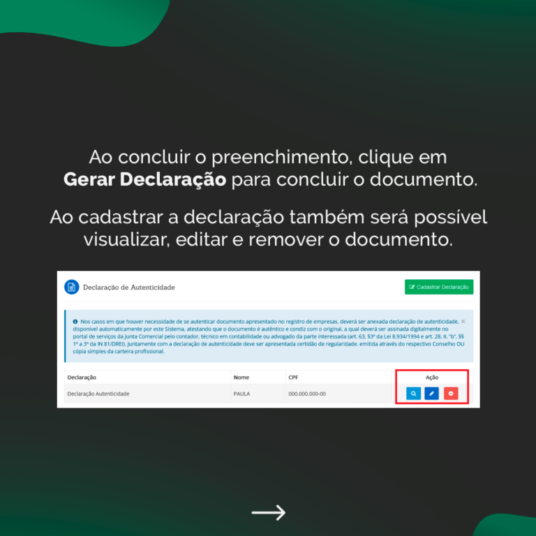 Jucec disponibiliza nova Declaração de Autenticidade - Junta Comercial ...